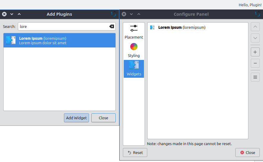 LXQt Plugin Boilerplate - KDE Store
