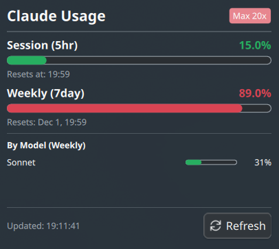Claude Usage - KDE Store