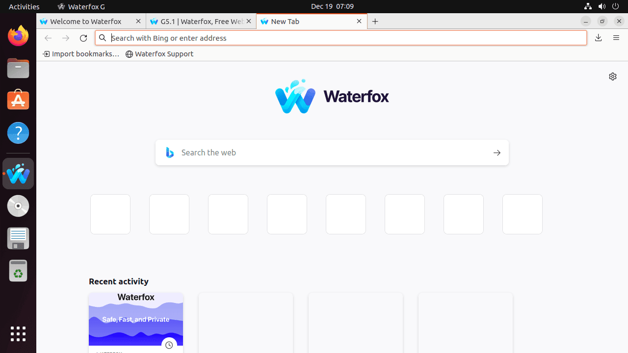 Waterfox - KDE Store